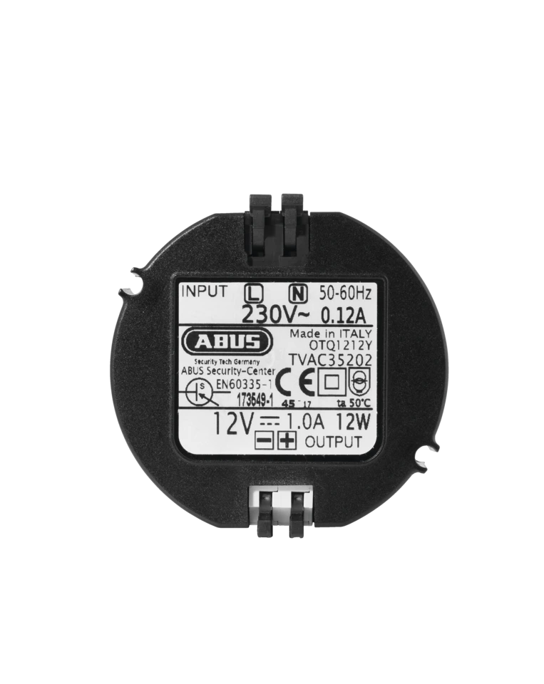 Mini built-in power supply unit for ABUS surveillance cameras